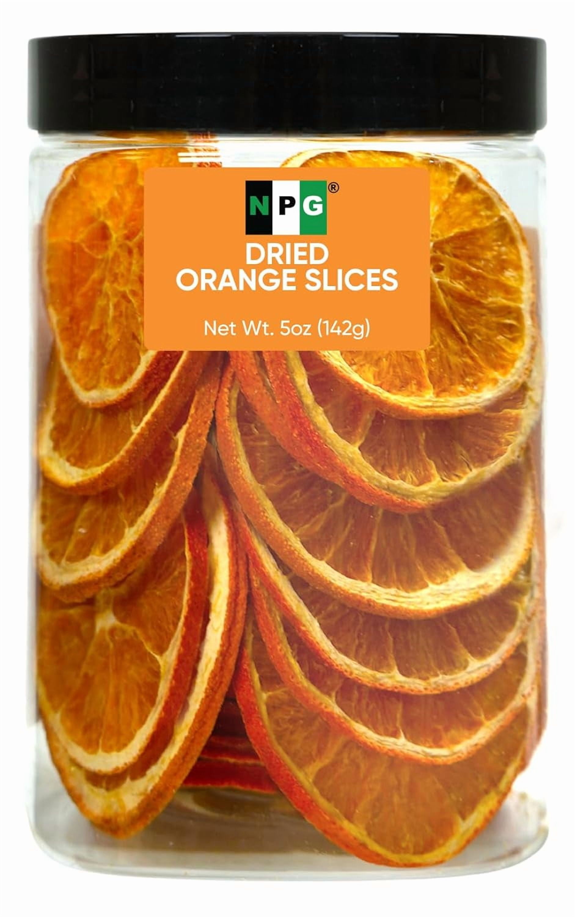 NPG Dried Orange Slices 5 oz, Dehydrated Oranges for Cocktails, Crafts ...