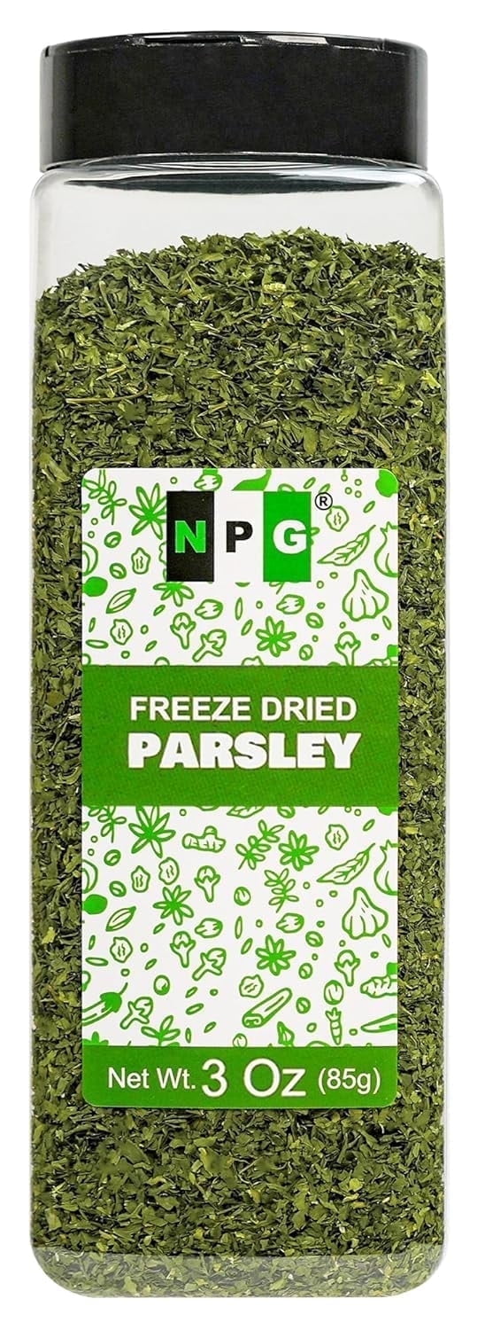 NPG Freeze-Dried Parsley Flakes 3 Oz, Dehydrated Chopped Parsley for ...