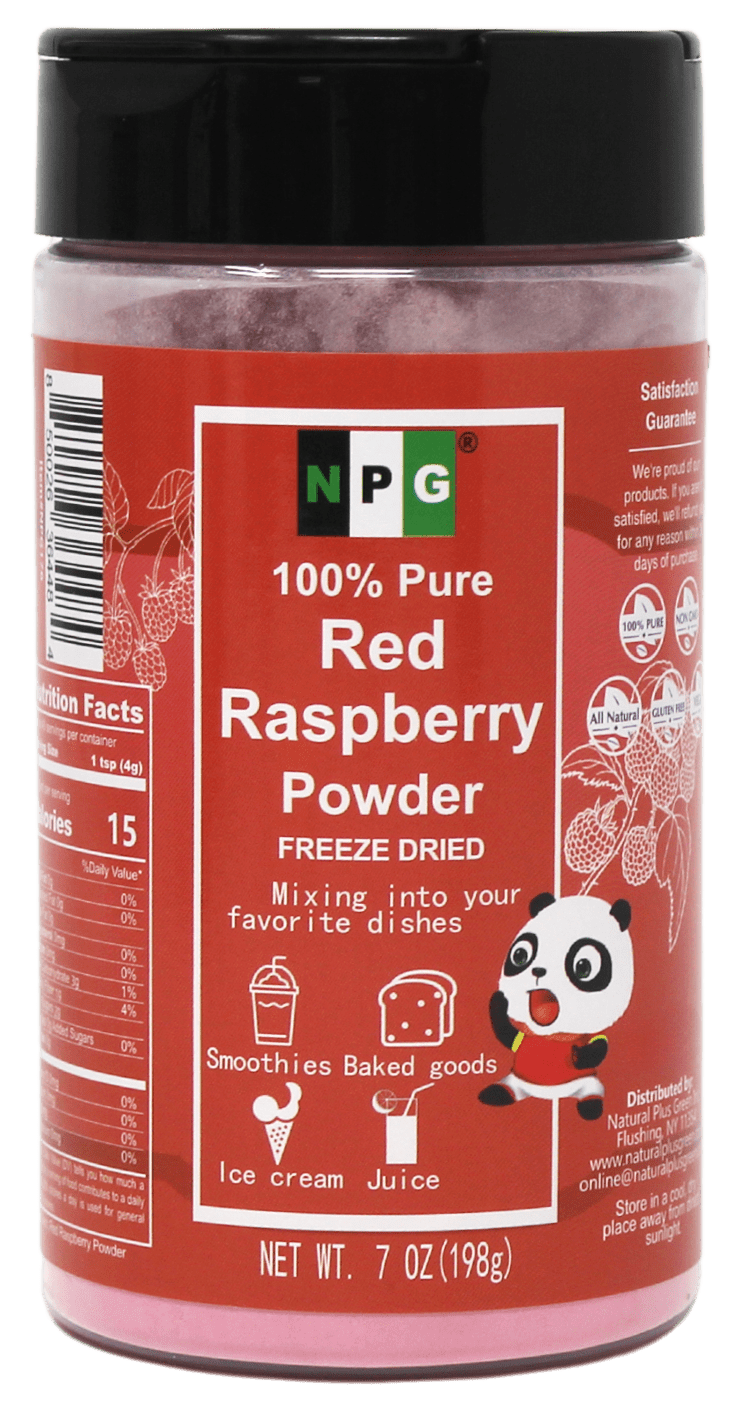 NPG Freeze Dried Red Raspberry Juice Powder 7 Ounces, Fresh Superfood ...