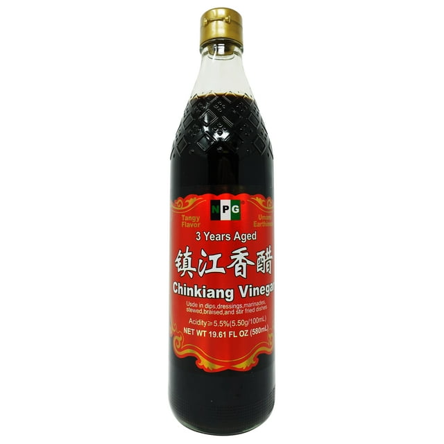 NPG Premium Authentic Chinkiang Vinegar 19.61 Fl Oz (580ml), 3 Years ...