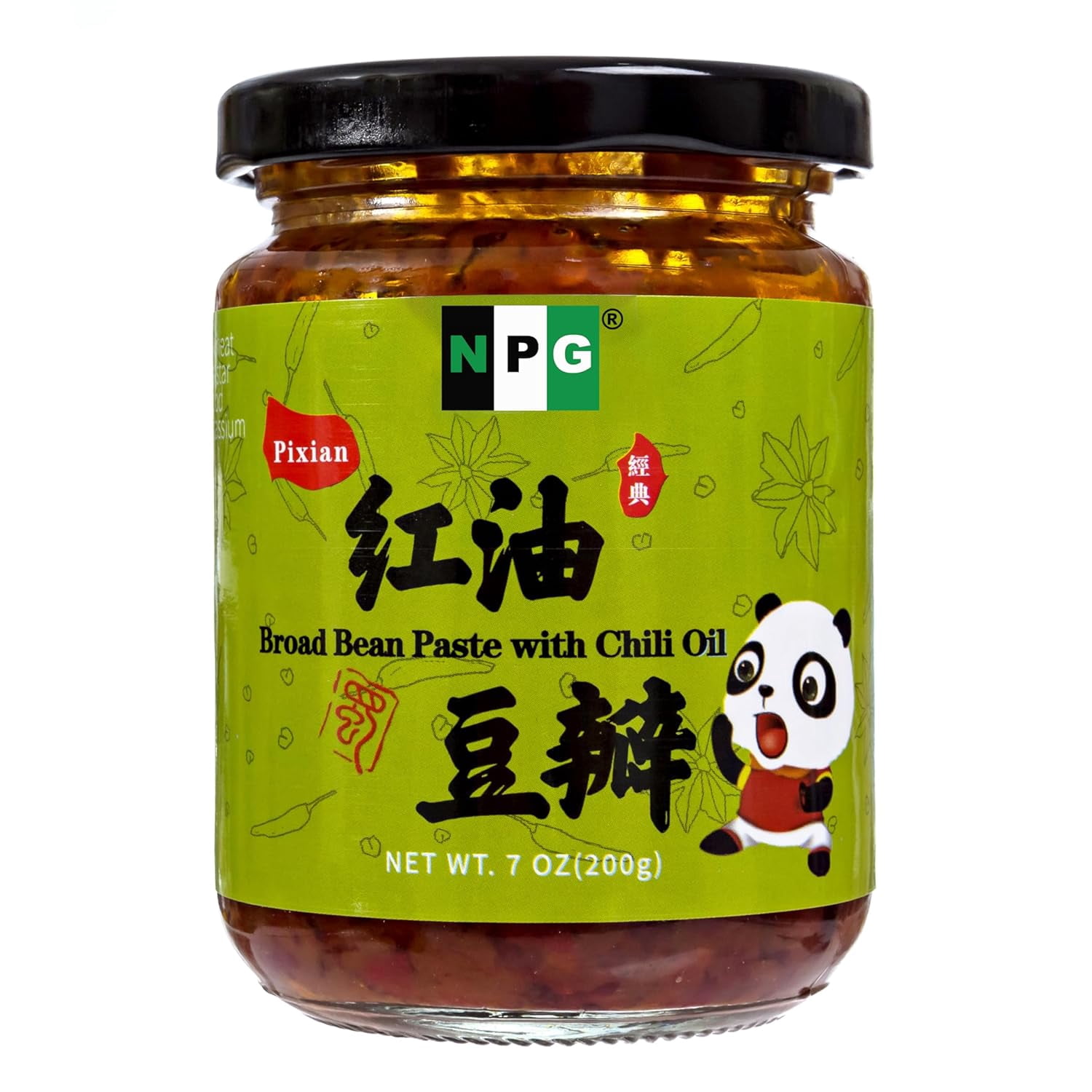 NPG Sichuan Pixian Broad Bean Paste with Chili Oil 200g, Salty ...