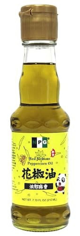 NPG Sichuan Red Peppercorn Oil 7.1 fl oz, Cold Pressed Szechuan Pepper Corns, Medium Mouth ...