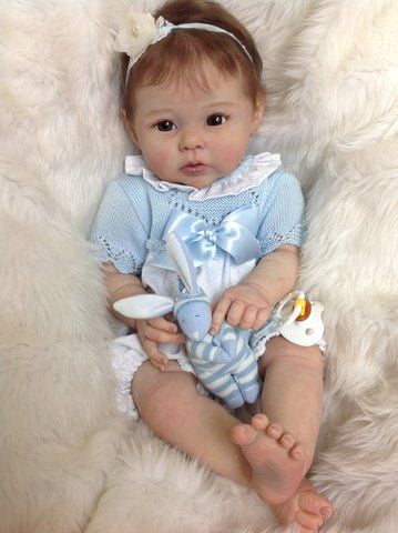 NPK 20inch Already Painted Finished Reborn Doll Raven Lifelike Soft ...