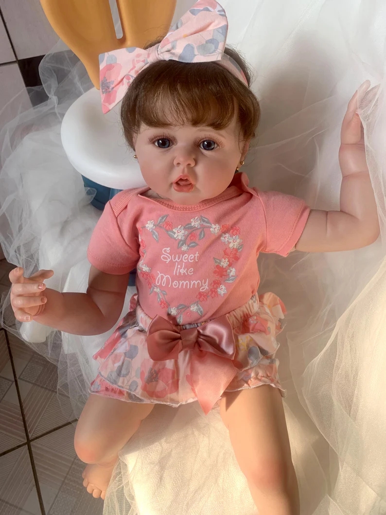 NPK 24inch Huge Toddler Size Already Painted Finished Reborn Doll Erin ...