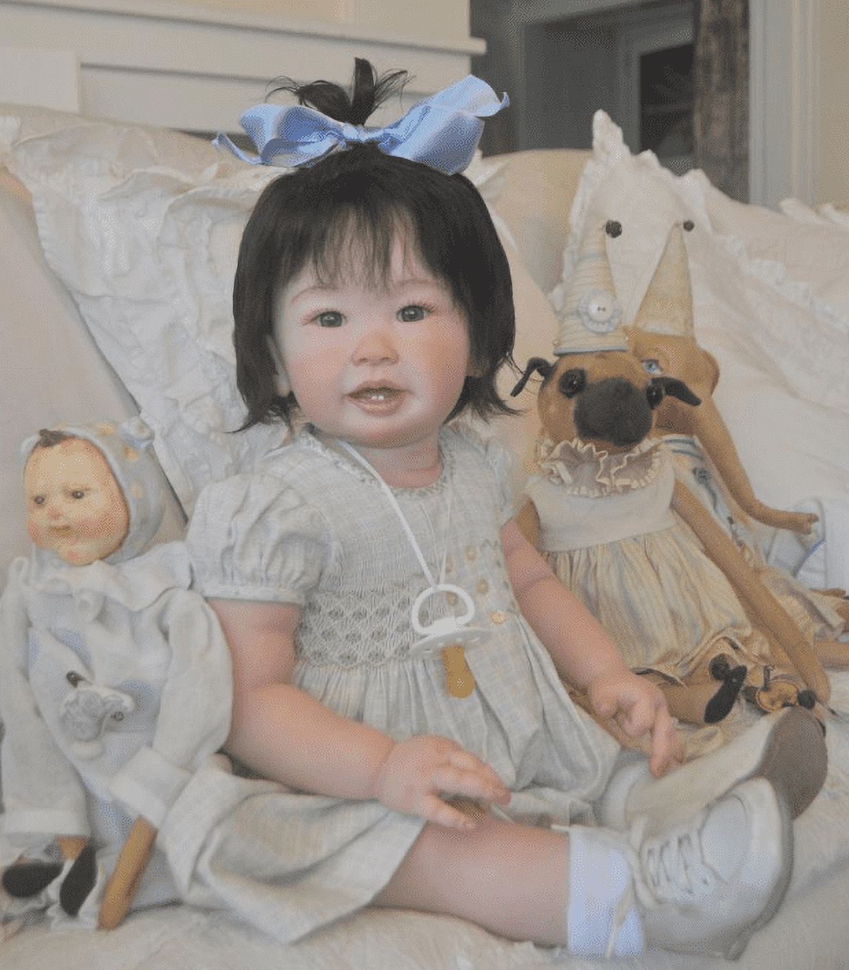 NPK 28Inch Reborn Doll kit Teegan Lifelike Fresh color vinyl Unfinished ...