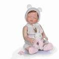 NPK 48CM bebe doll reborn triplets sweet newborn baby doll hand ...