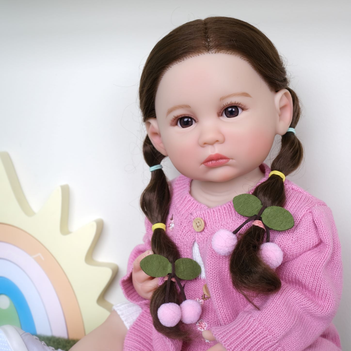 NPK 55CM Full Body Julieata Soft Silicone Vinyl Reborn Toddler Girl ...