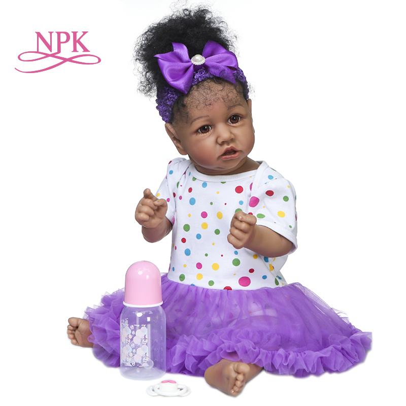 NPK saskia full body soft silicone or soft cloth body doll hand ...