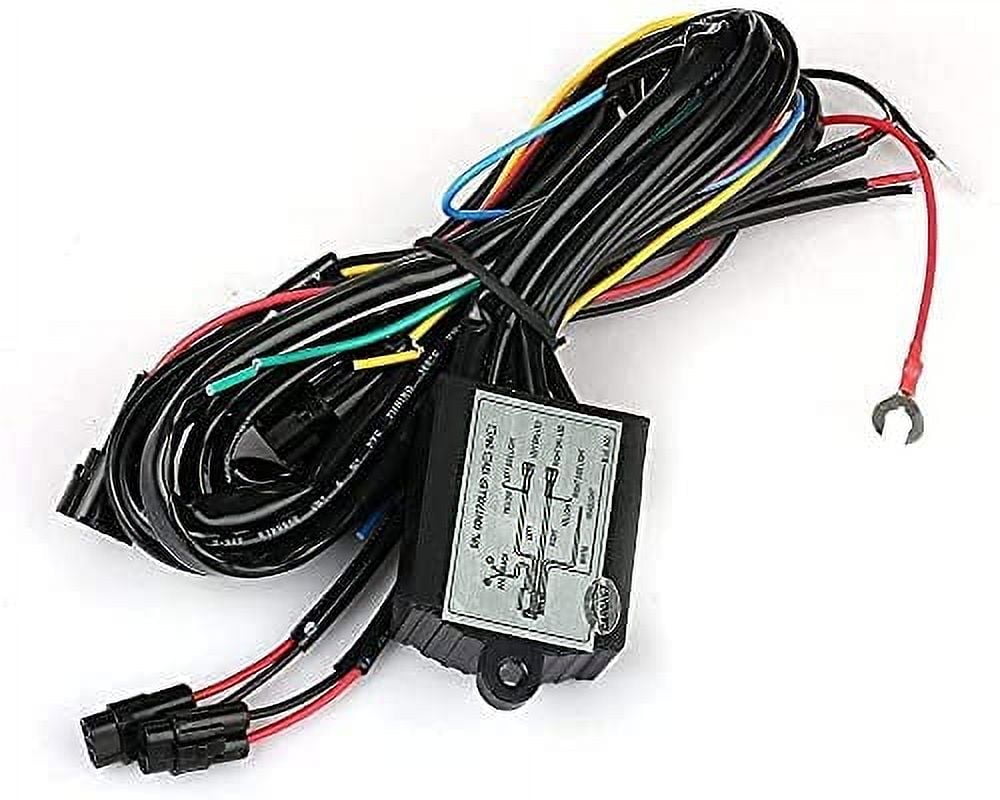 NPKRRSK DRL Controller Harness Universal LED Daytime Running Light 12V Automotive Relay Control ...