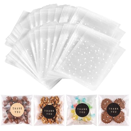 Walmart Clear Cellophane Cookie Tray Bags - 16in. x 18in. - Pack of 6 ...