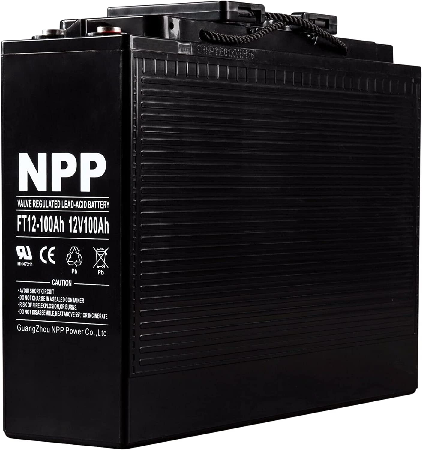 NPP FT12-100Ah 12V 100Ah Front Access AGM Deep Cycle SLA Battery | The ...
