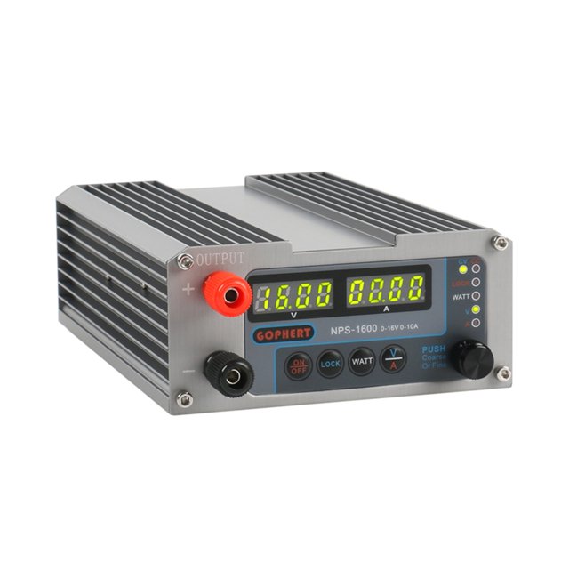 NPS-1600 Lab Adjustable Digital Mini DC Power Supply Aeromodelling DIY ...