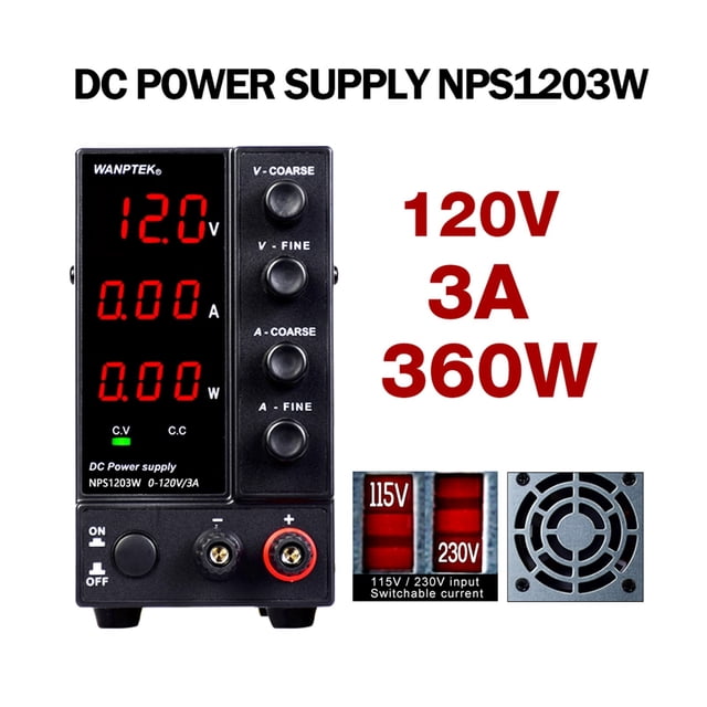NPS1203W Laboratory Switching Power Supply Adjustable 3A Variable ...