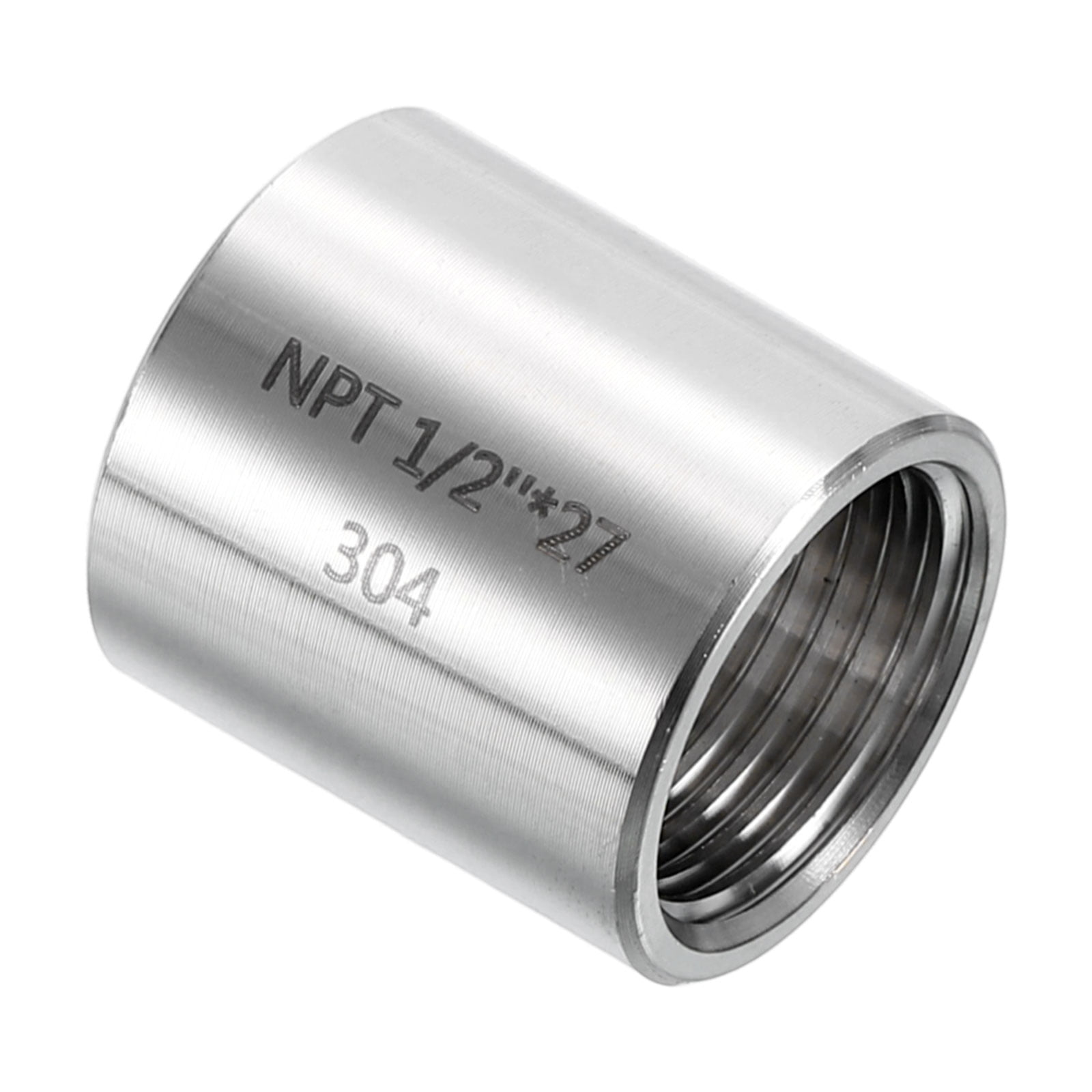 NPT 1/2"x1-1/16" 304 Stainless Steel Cast Pipe Fittings, Coupling Pipe ...