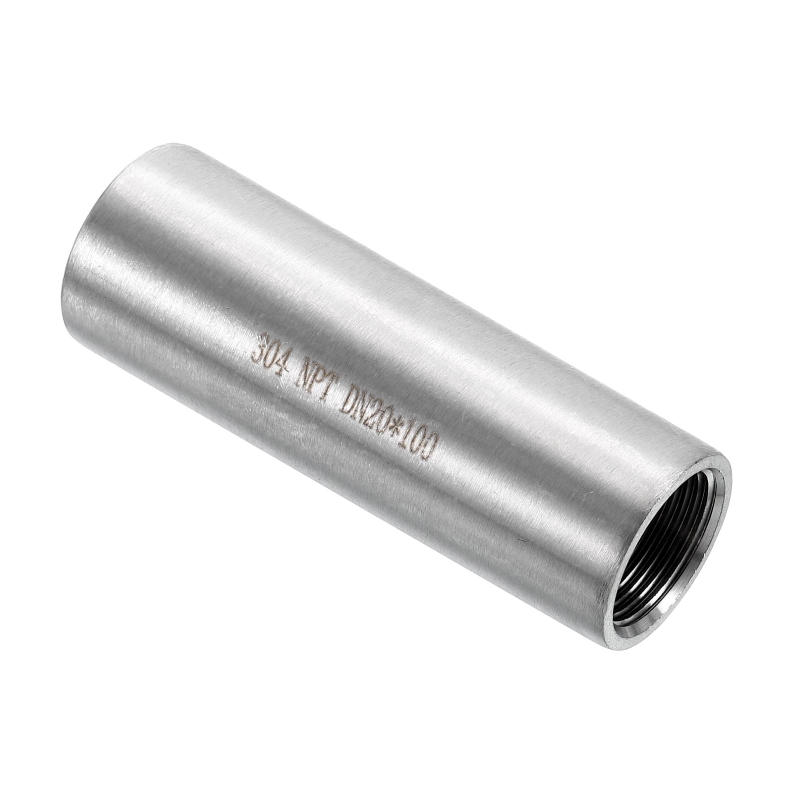 NPT 3/4"x4" 304 Stainless Steel Pipe Fittings, Coupling Pipe Connector ...