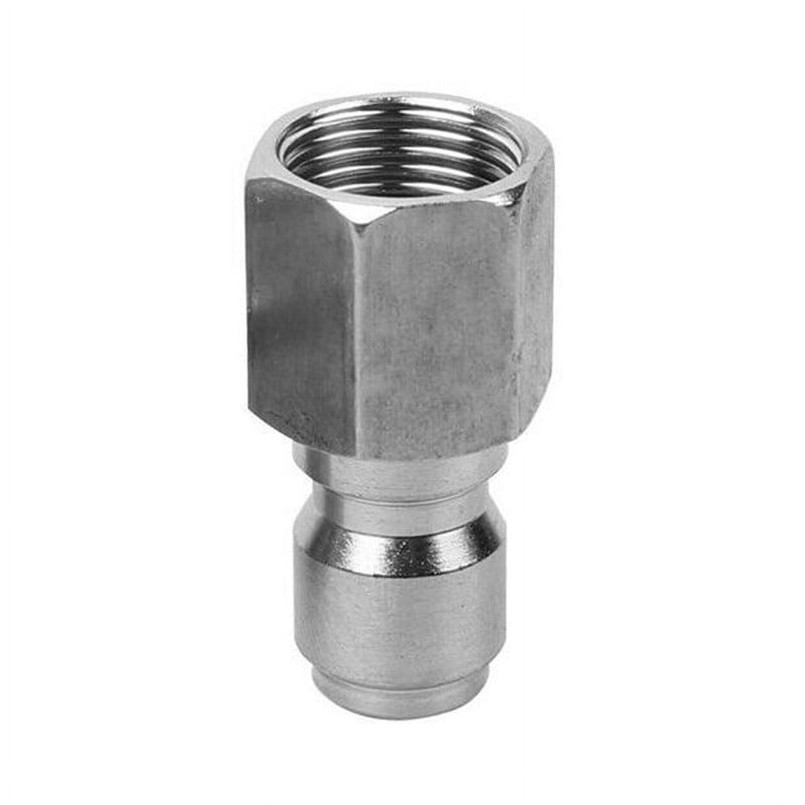 NPT Adapter Set 3/8in Stainless Steel Pressure Washer Female Male Quick ...