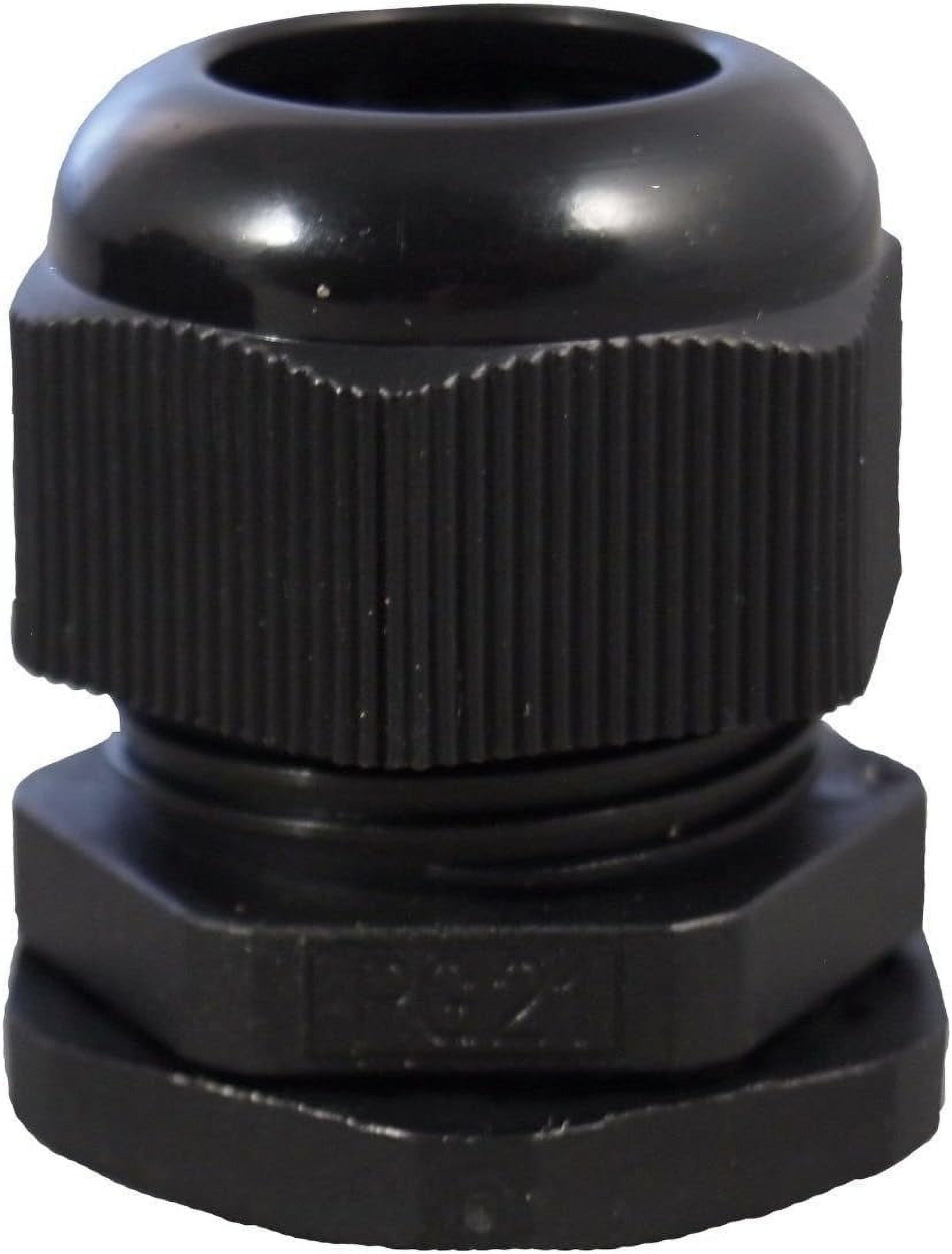 NPT Black Nylon Cable Glands wIth Gasket and Lock-Nut 50 Pack - Walmart.com