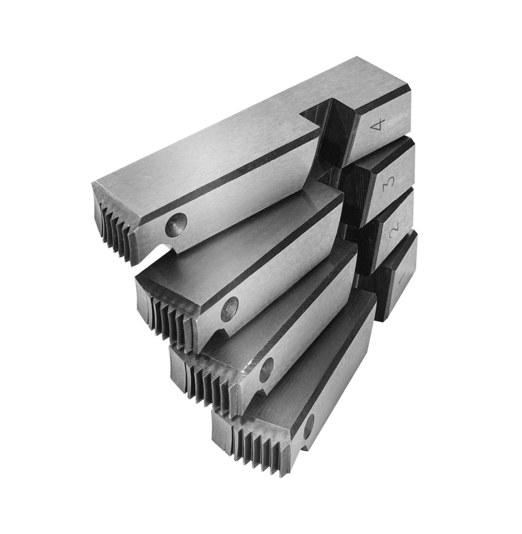 NPT Pipe Dies 1-2 Inch, 4-Pack HSS Threading Dies for Pipe Threader ...