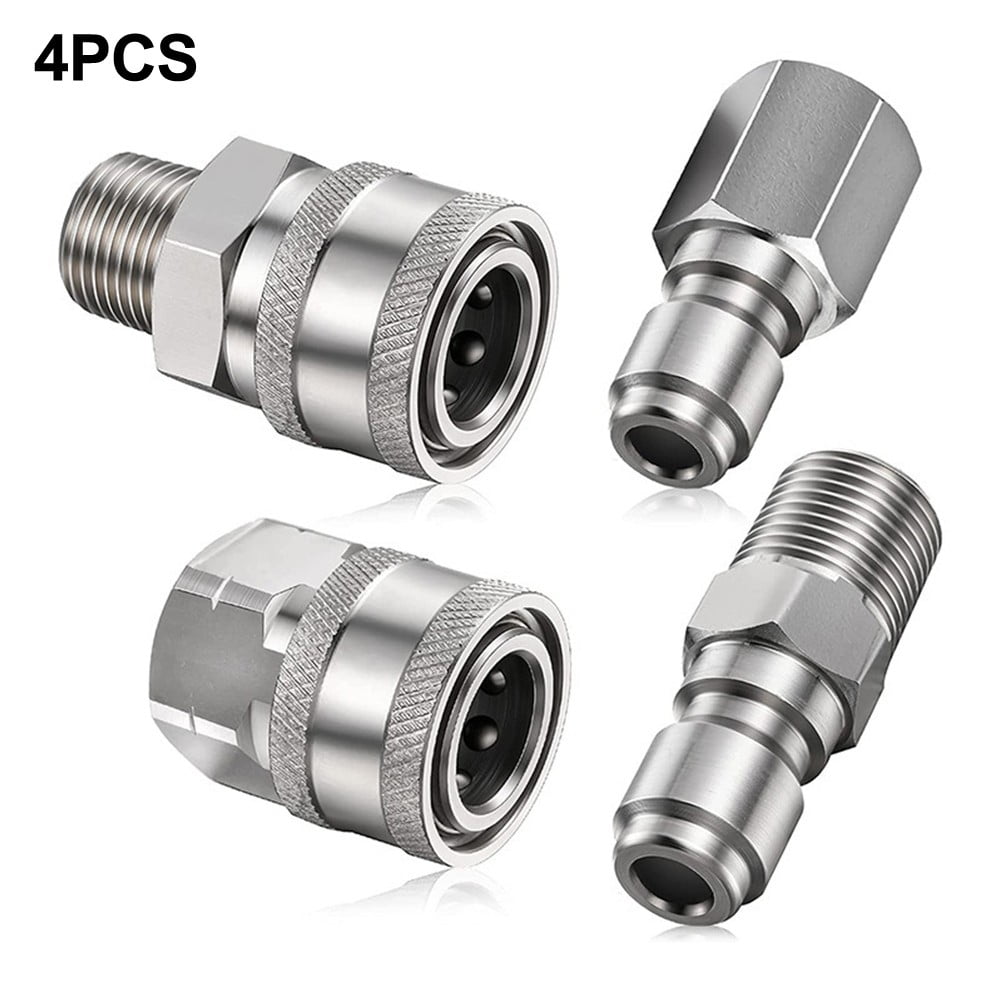NPT Quick Connector Male Female Adapter 1/4 3/8 For High Pressure ...