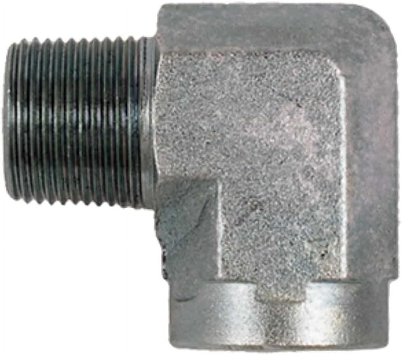 NPTF Male x NPTF Female 90 Degree Pipe Elbow/Corner Hydraulic Adapter ...