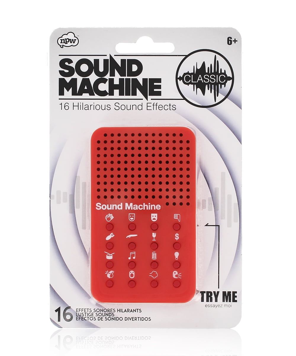 NPW Classic Sound Machine, Portable Electronic Sound Maker, Novelty ...