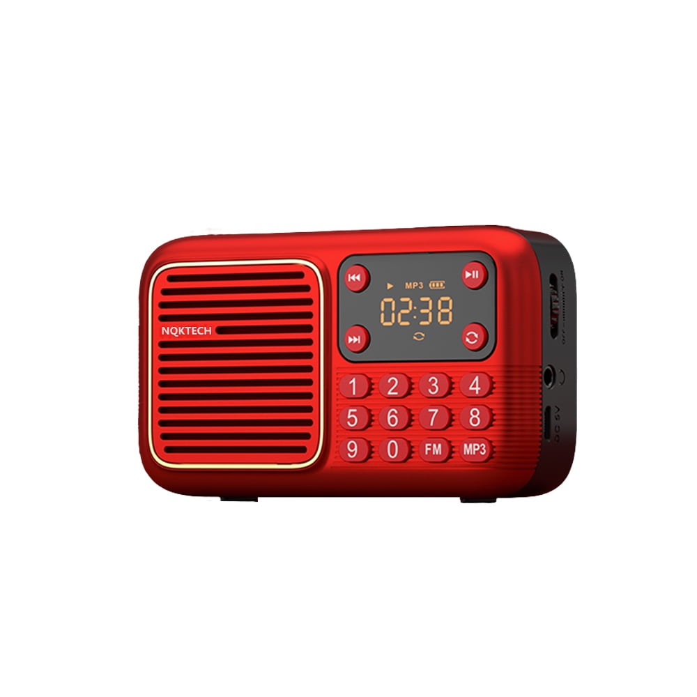 NQKTECH Radios, Portable Bluetooth Radio, FM AM Shortwave Radios with ...