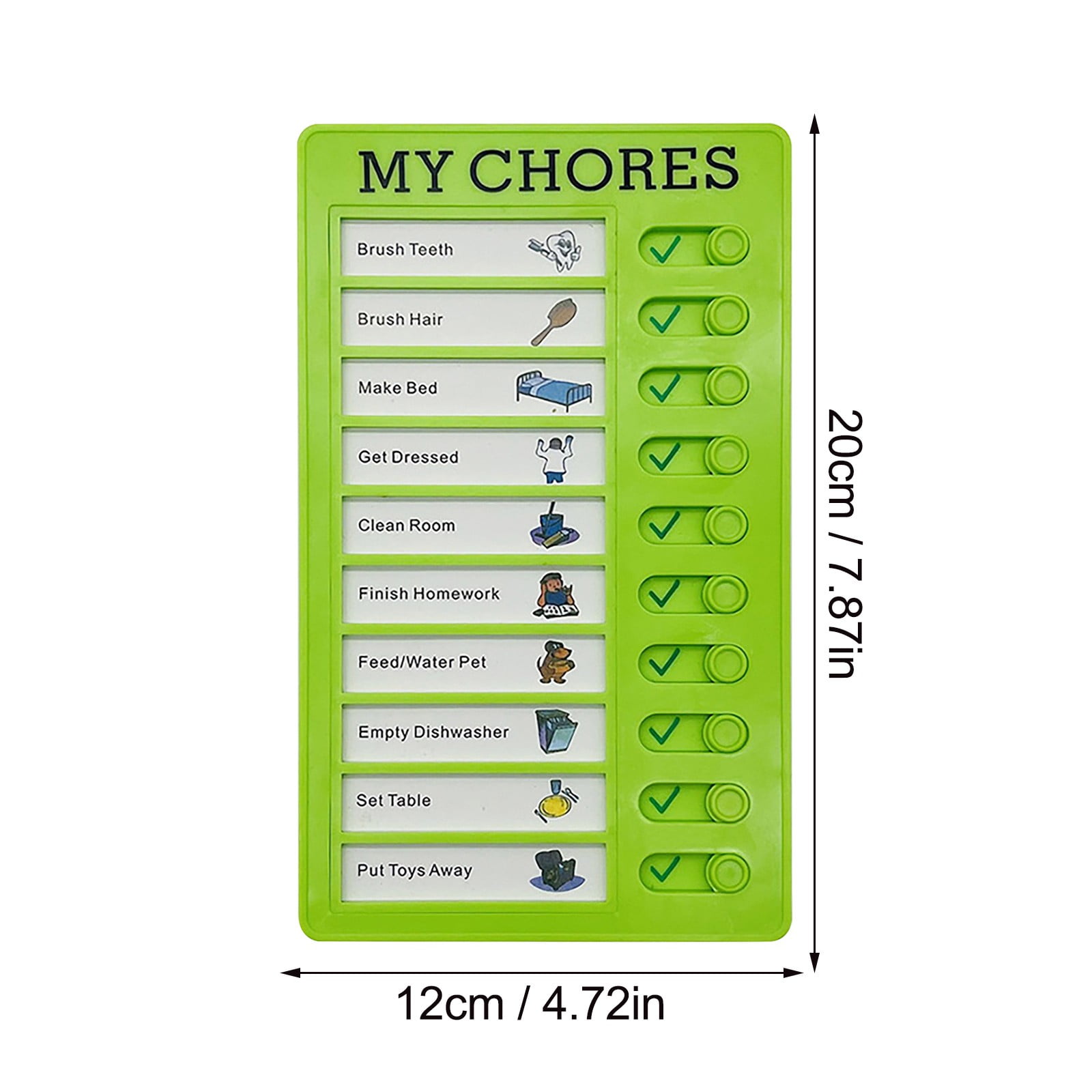 NQWZTIU Chore Chart For Adults Boards To Do List RV Checklist Board ...