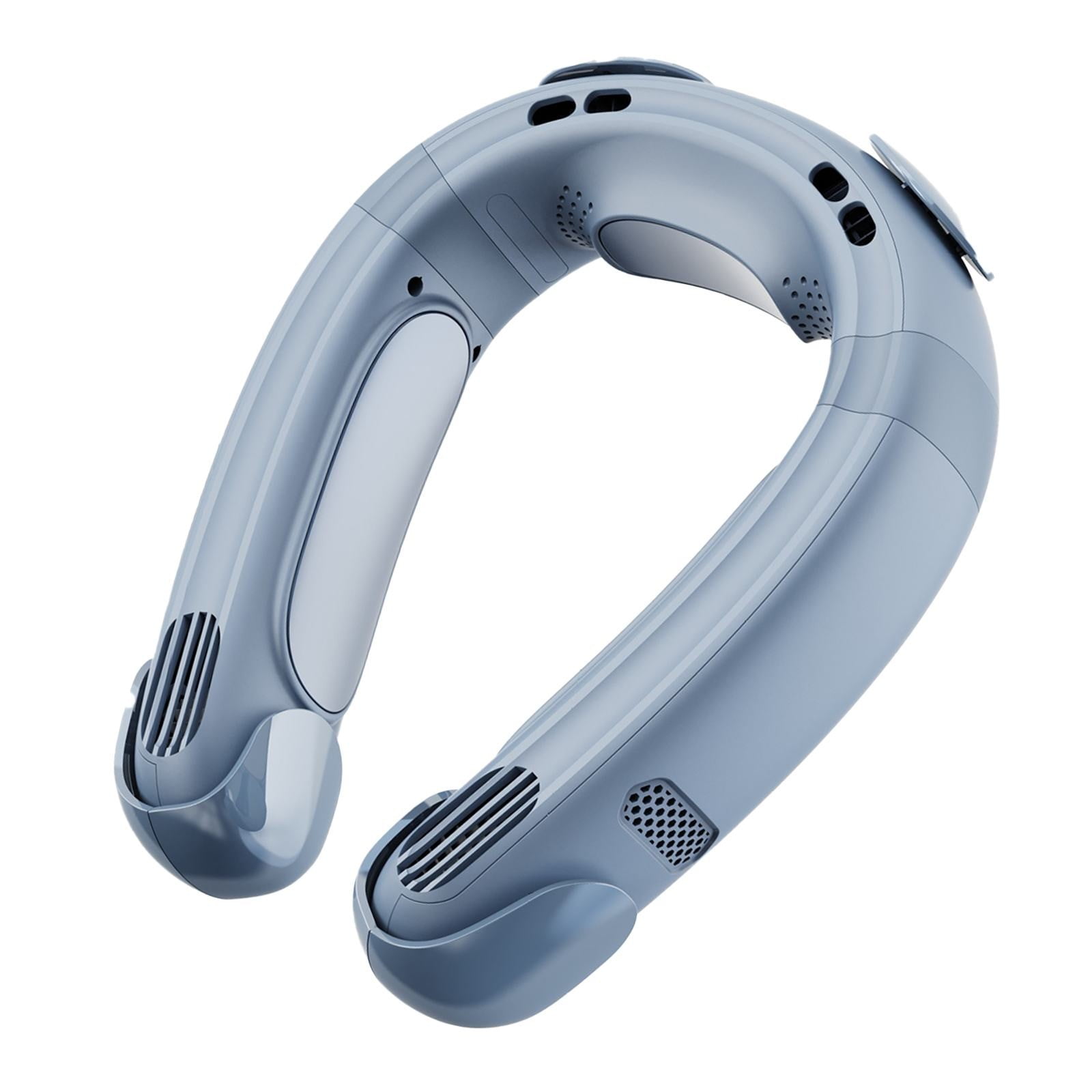 NQWZTIU Hands Free Bladeless Fan, Portable 26H Ultra Long Life 9000mAh Semiconductor ...