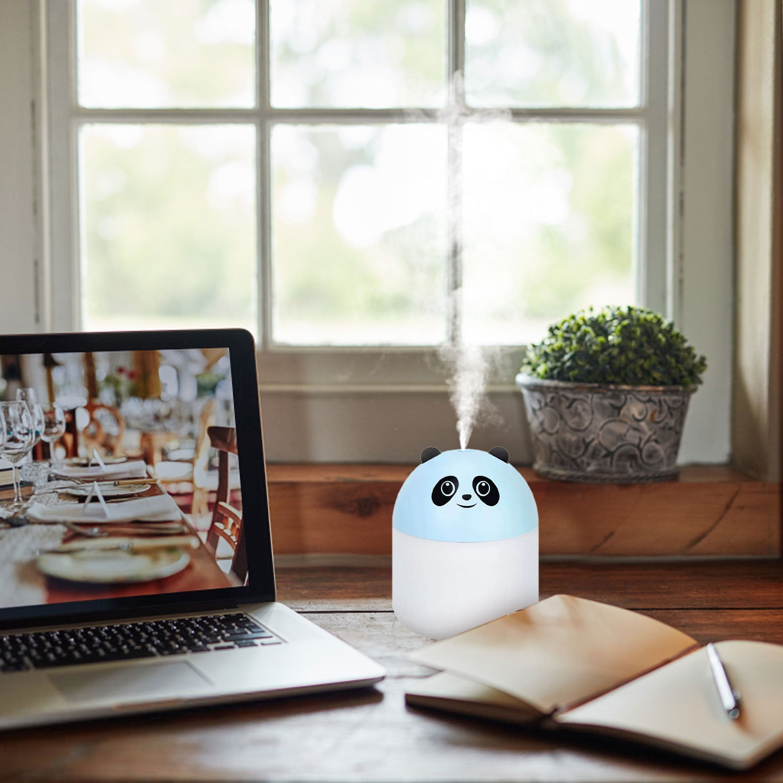 NQWZTIU Humidifier For Household 250ml/5.28oz Water Tank Bear Silent ...