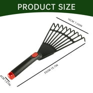 Yard Butler Terra Rake All Steel 18â Floating Tine Leaf and Debris ...