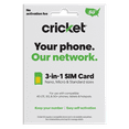 Cricket Wireless 3-in-1 5G SIM Card Kit for Standard Micro Nano Devices ...