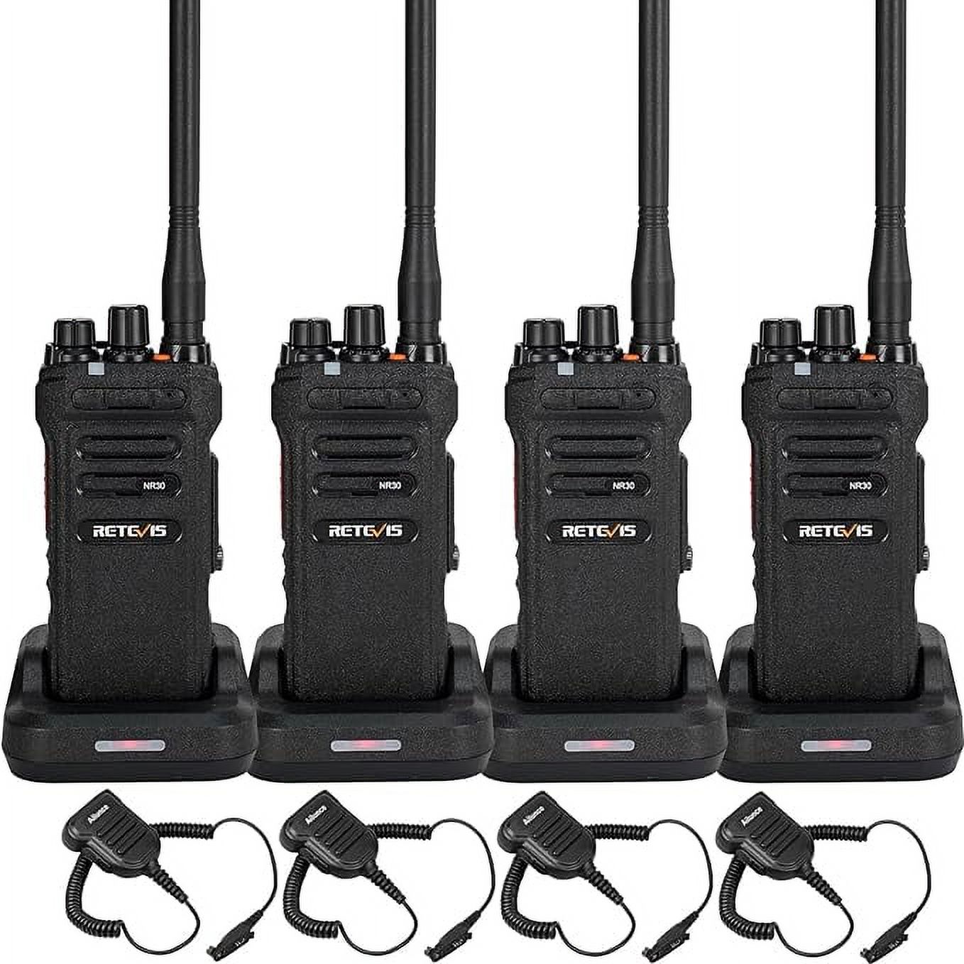 NR30 Two Way Radio,IP67 Waterproof Walkie Talkies Long Range,2800mAh ...