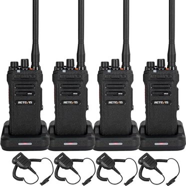 Midland MXT115 Micromobile Two-Way Radio, 15-Watts of GMRS power, Farm ...
