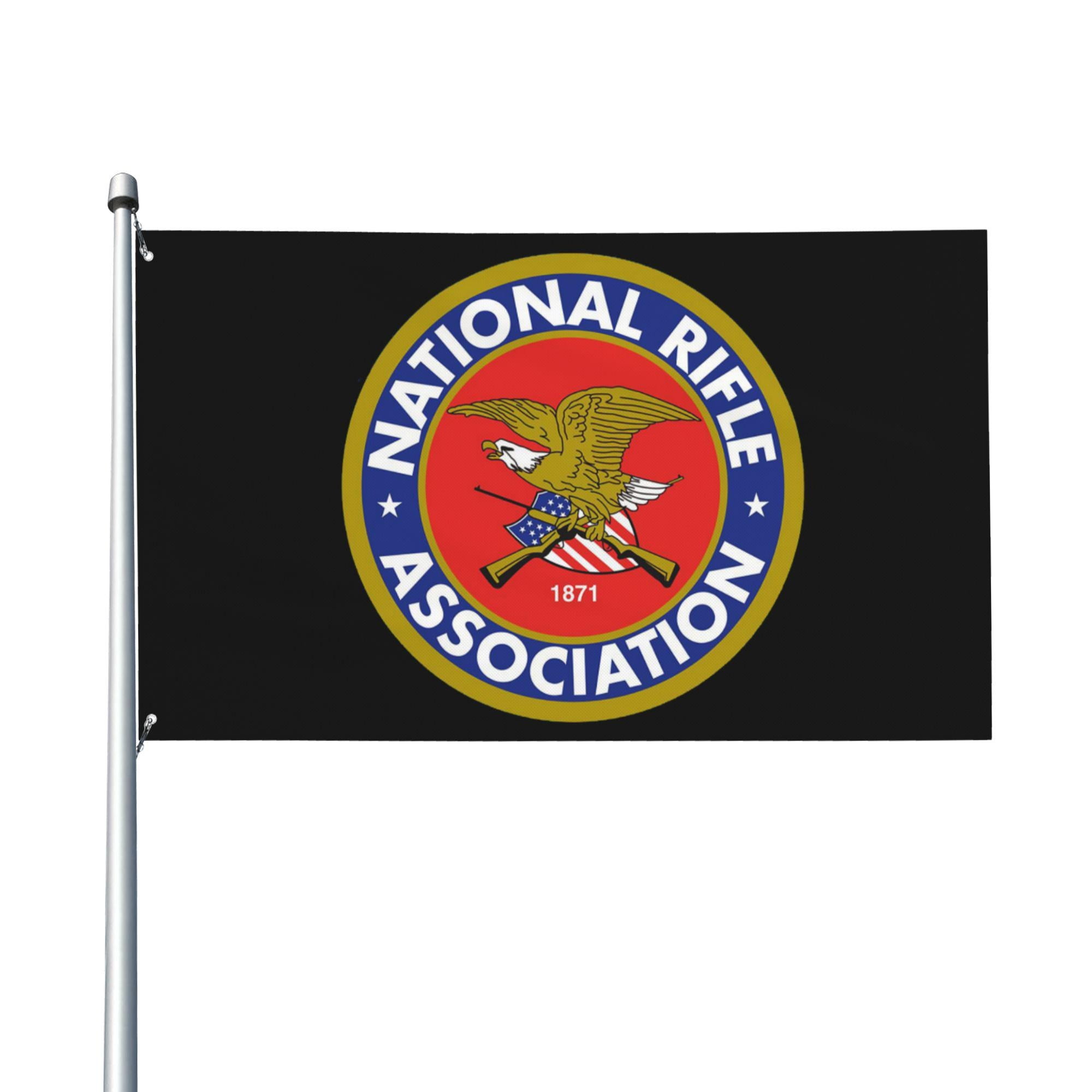 NRA Logo Flag For Indoor Home House Decor Durable Garden Breeze Banner ...