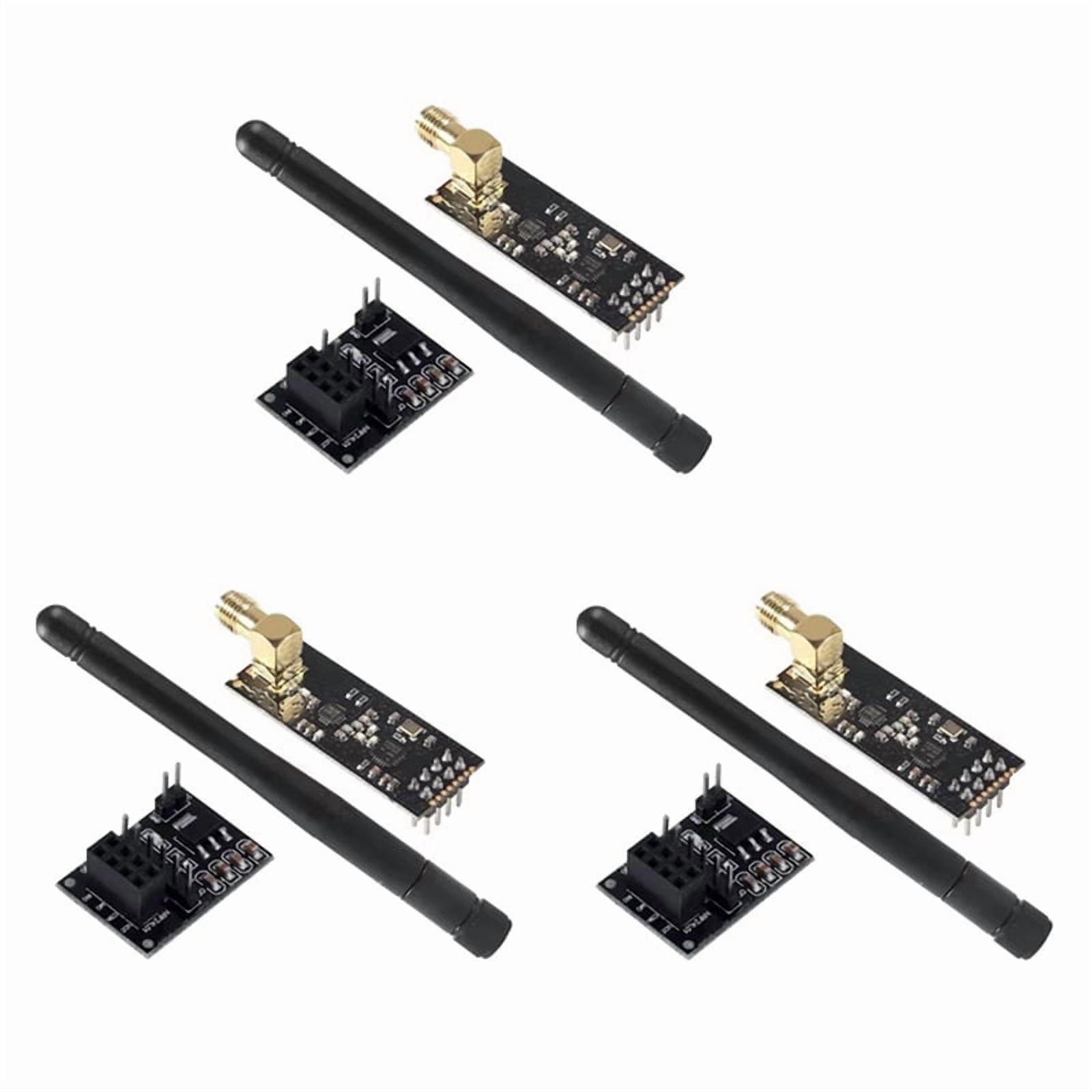 NRF24L01+PA+LNA Wireless Module with Antenna 1100 Meters Long Distance with NRF24L01 Wireless ...