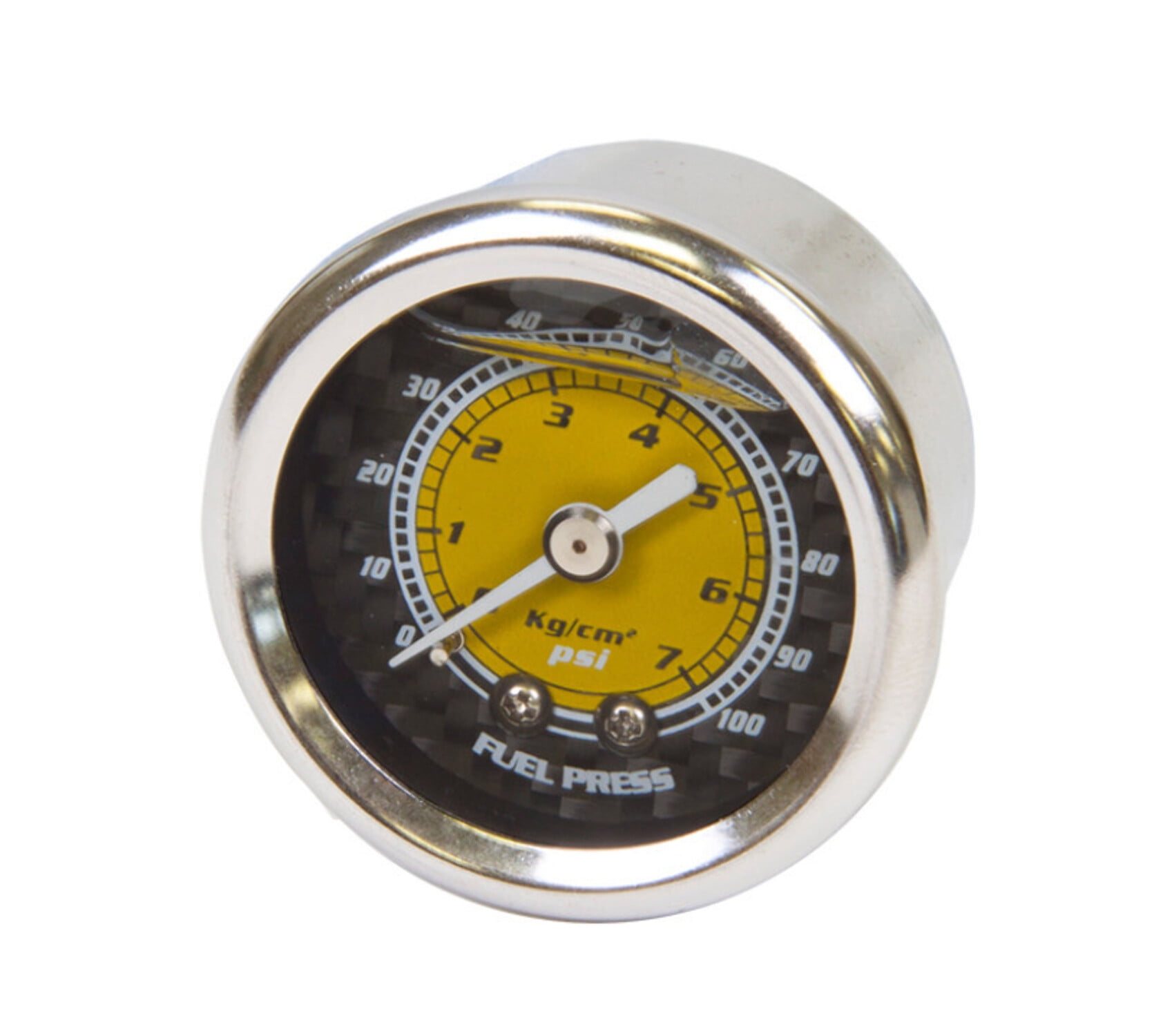 NRG Fuel Regulator Gauge 100 PSI - Carbon Fiber Finish - Walmart.com