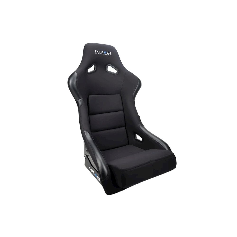 NRG INNOVATION Seat FRP Large Black Cloth Race Bolsters - Walmart.com