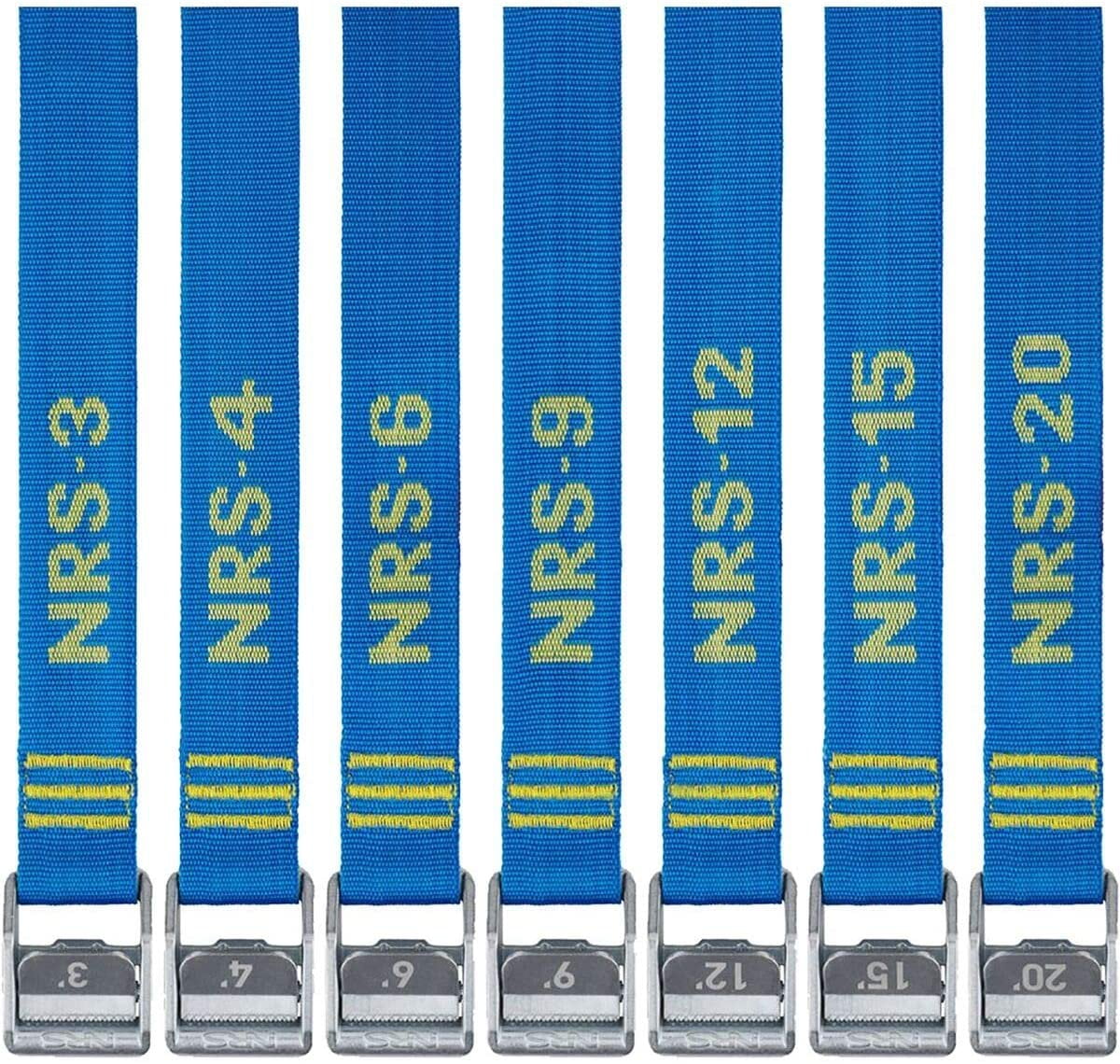 NRS 1.5" Heavy Duty Tie Down Strap 2 Pack-IconicBlue-4ft - Walmart.com