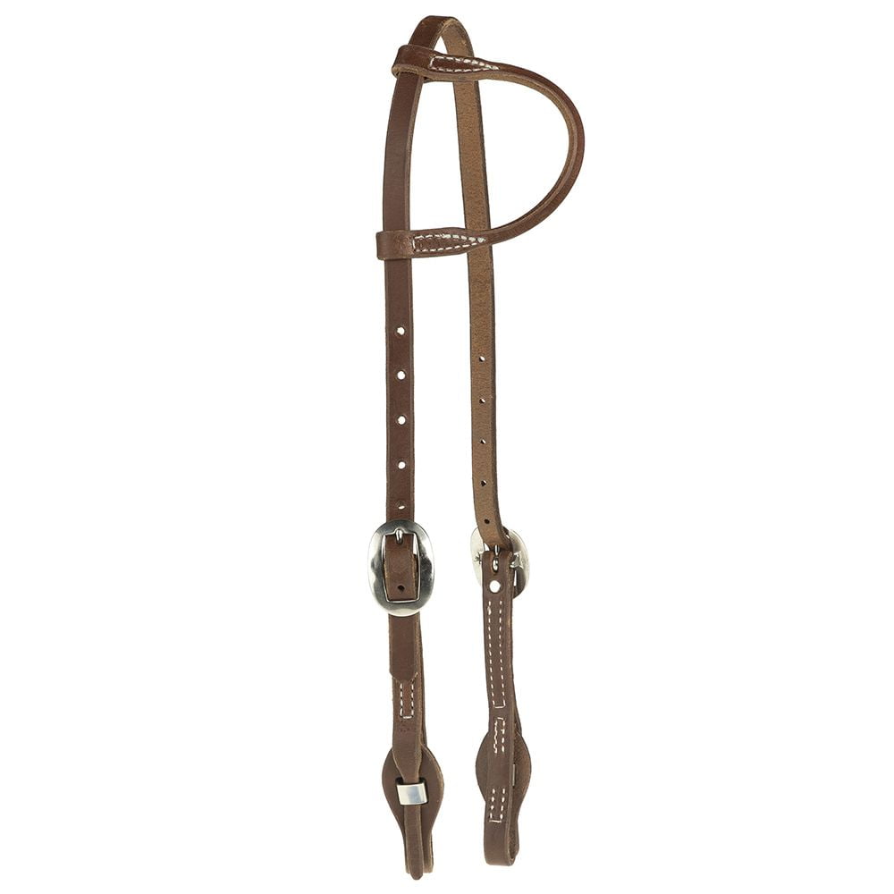 NRS Tack Oiled Box Loop Sliding One Ear Headstall - Walmart.com