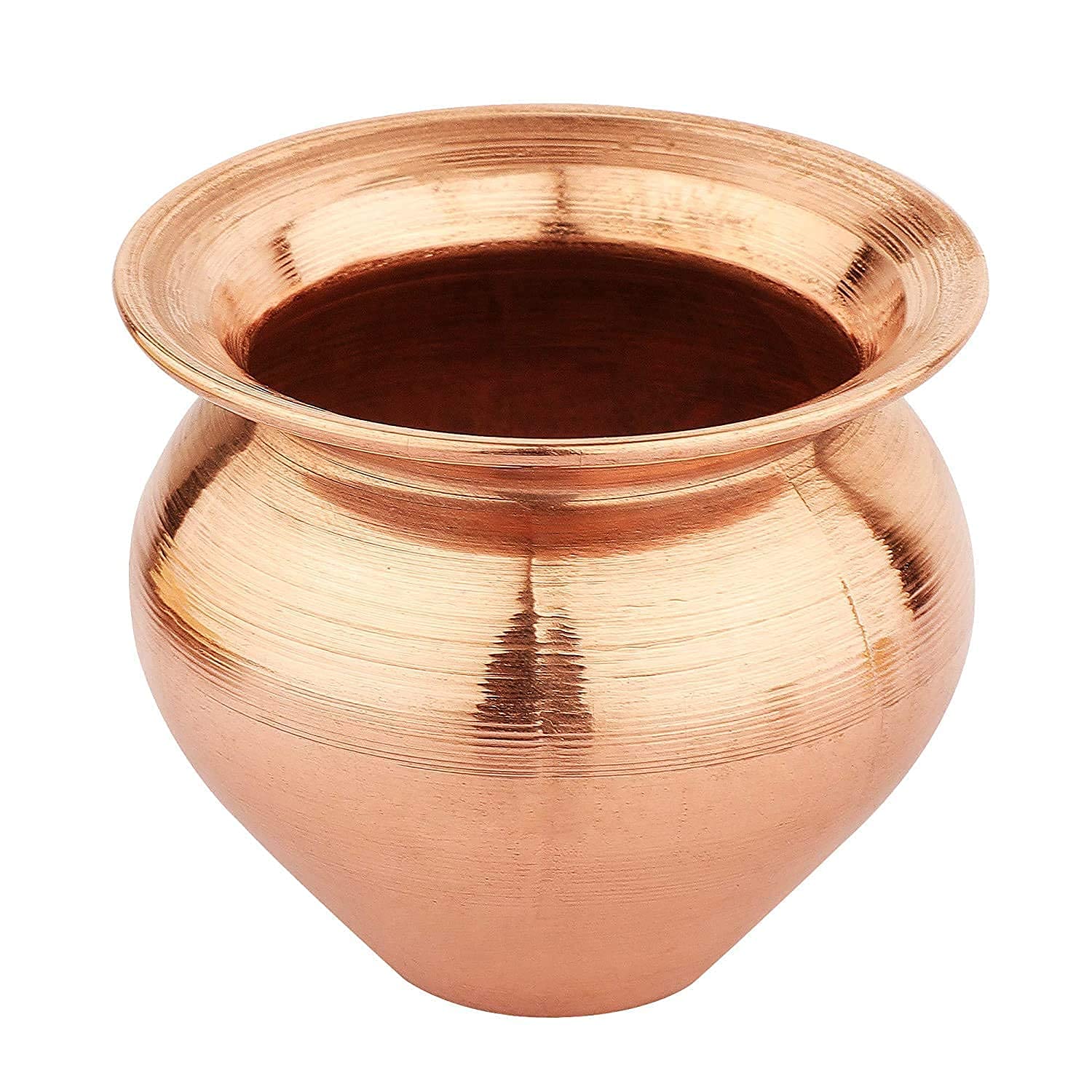 NRSON Pure Copper Kalash Lota Kalash for Pooja LOTA for Temple 300 ML ...