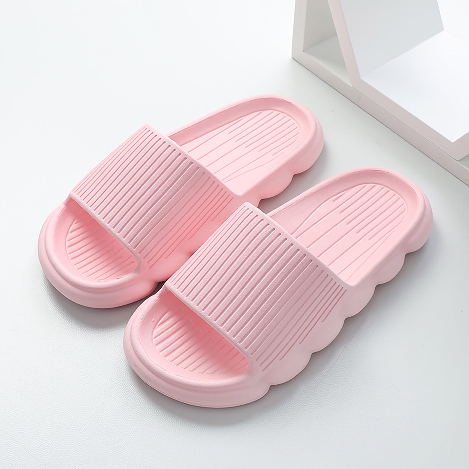 NRUDPQV Womens Slippers Fashion Four Seasons Women Slippers Indoor Home ...