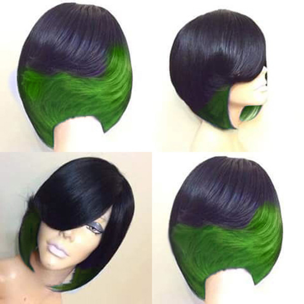 CAKVIICA Wig Styling Cool Wig Fashion Women's Full Bangs Wig Short Wig ...