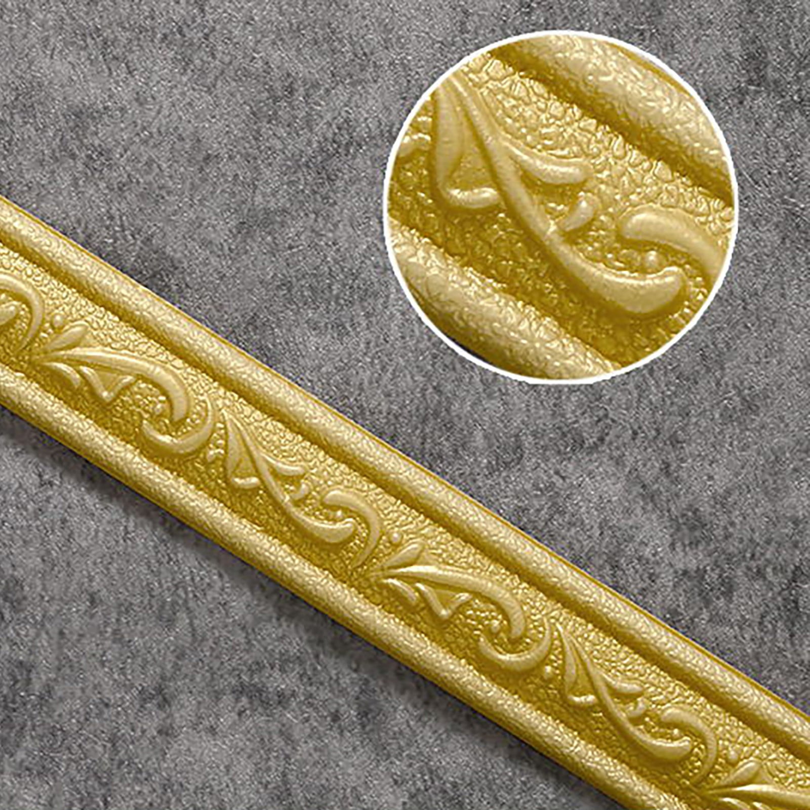 Nrudpqv Wall Stickers Wall Trim Line Skirting Border 3d Pattern Sticker