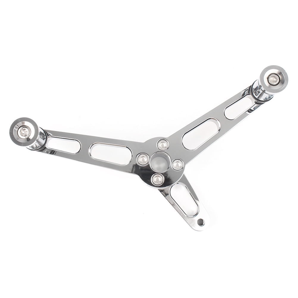 NS 1 pcs Silver Front Heel Toe Shifter Lever, Aluminum Shifter Lever ...