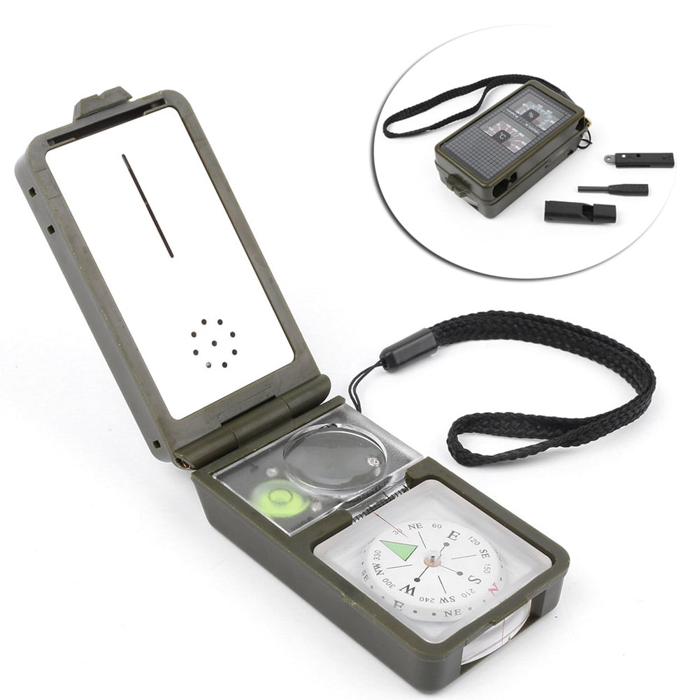 NS 10 in 1 Multi-function Compass for Survival Military Camping Outdoor ...