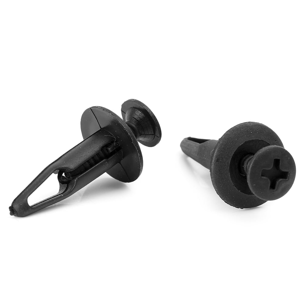 NS 100PCS Push Bumper Fastener Rivet Clips, Universal Fender Plastic ...