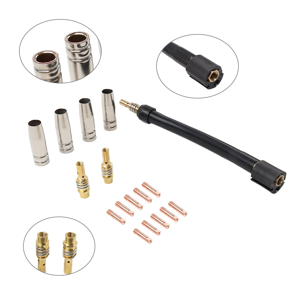 NS 10Pcs MIG Welding Shield cup Torch Neck For MB 15AK Mig Welding ...
