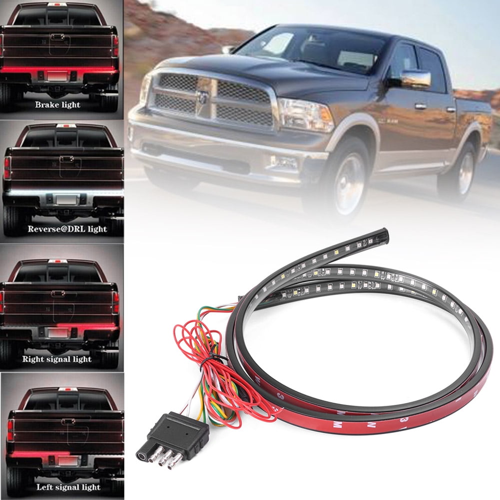 NS 120cm Flow Type LED Strip Tailgate Turning Signal Lights Bar Trunk ...