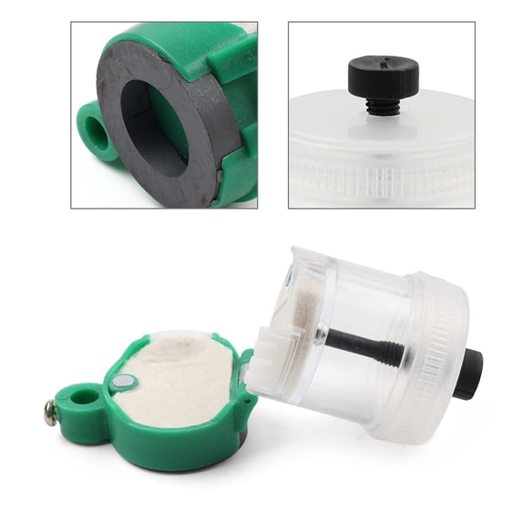 NS 1pc Oil Box Lubricating lubricator Sewing Thread Tank Magnetic Base ...
