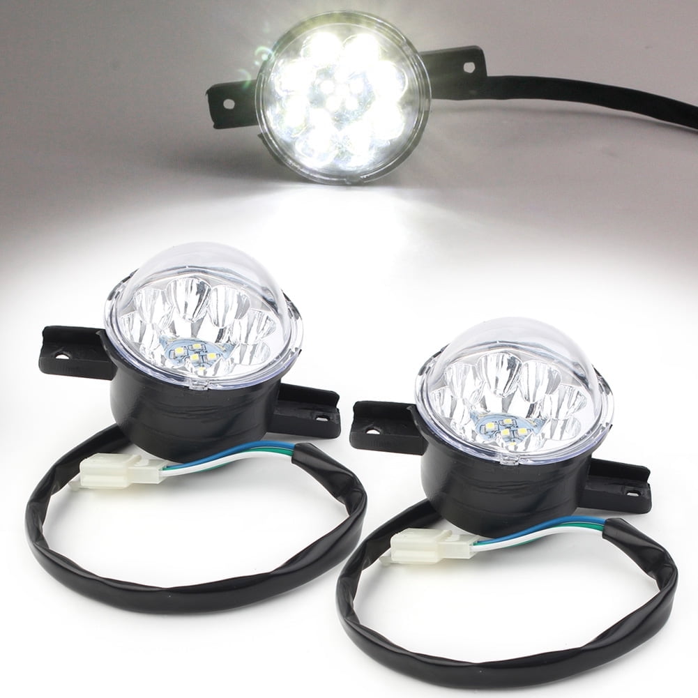 NS 2PCS LED Headlight Head Lamp ATV Quad 110 125CC Taotao Coolster ...